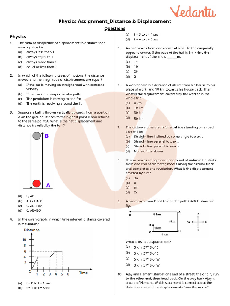Understanding Net Displacement in Physics | PDF | Distance | Velocity