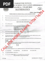 Grade 9 To Senior School Selection Form Mixed | PDF