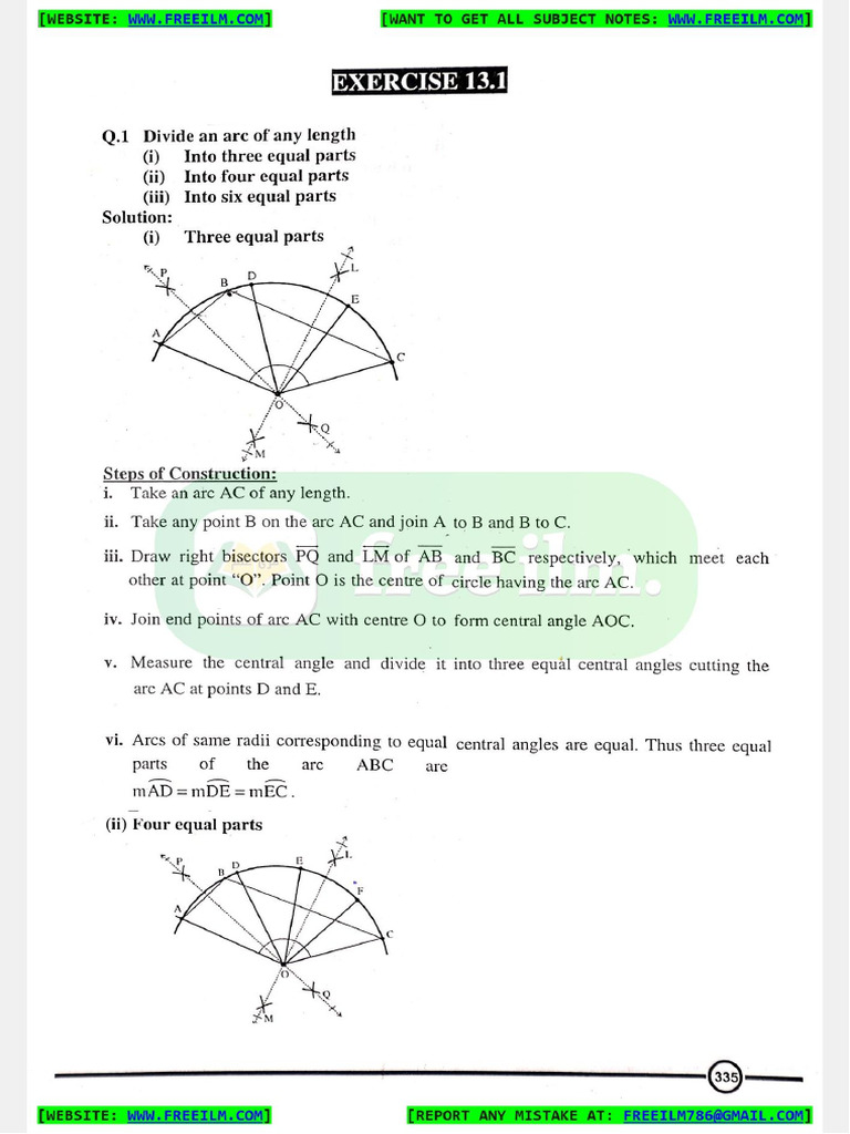 10th Maths Chap13 Ex 13.1 | PDF
