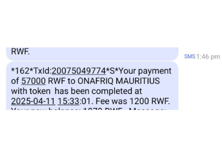 Mobile Money Payment in Rwanda | PDF
