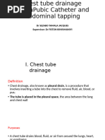 Adult Chest Tube Dressing Change | PDF