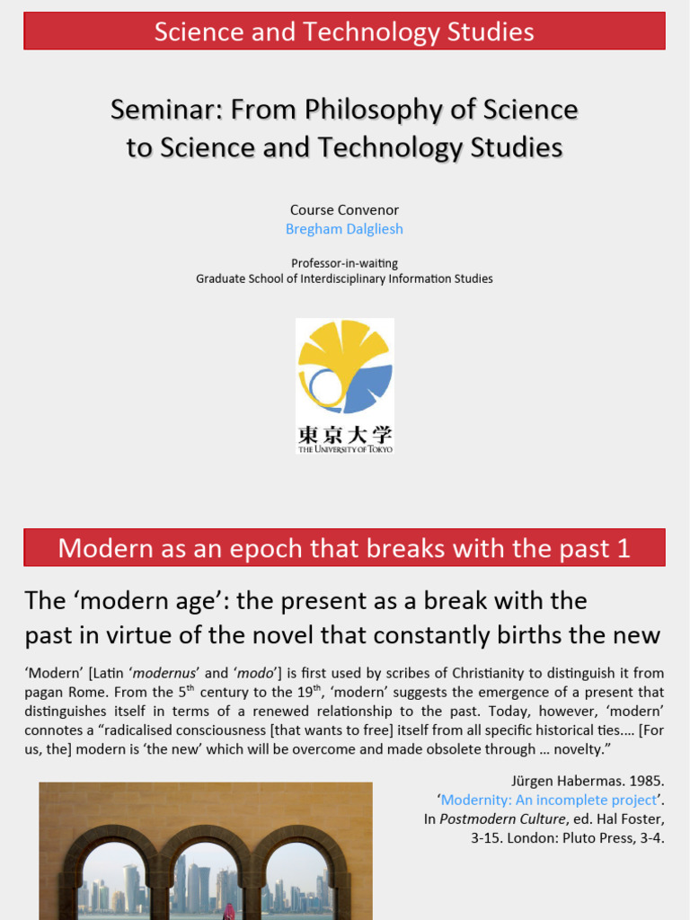 STS 01 Introduction Seminar | PDF | Thought | Behavioural Sciences