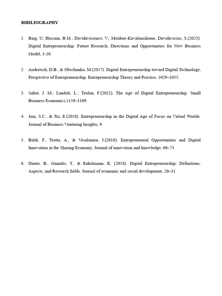Bibiliography | PDF