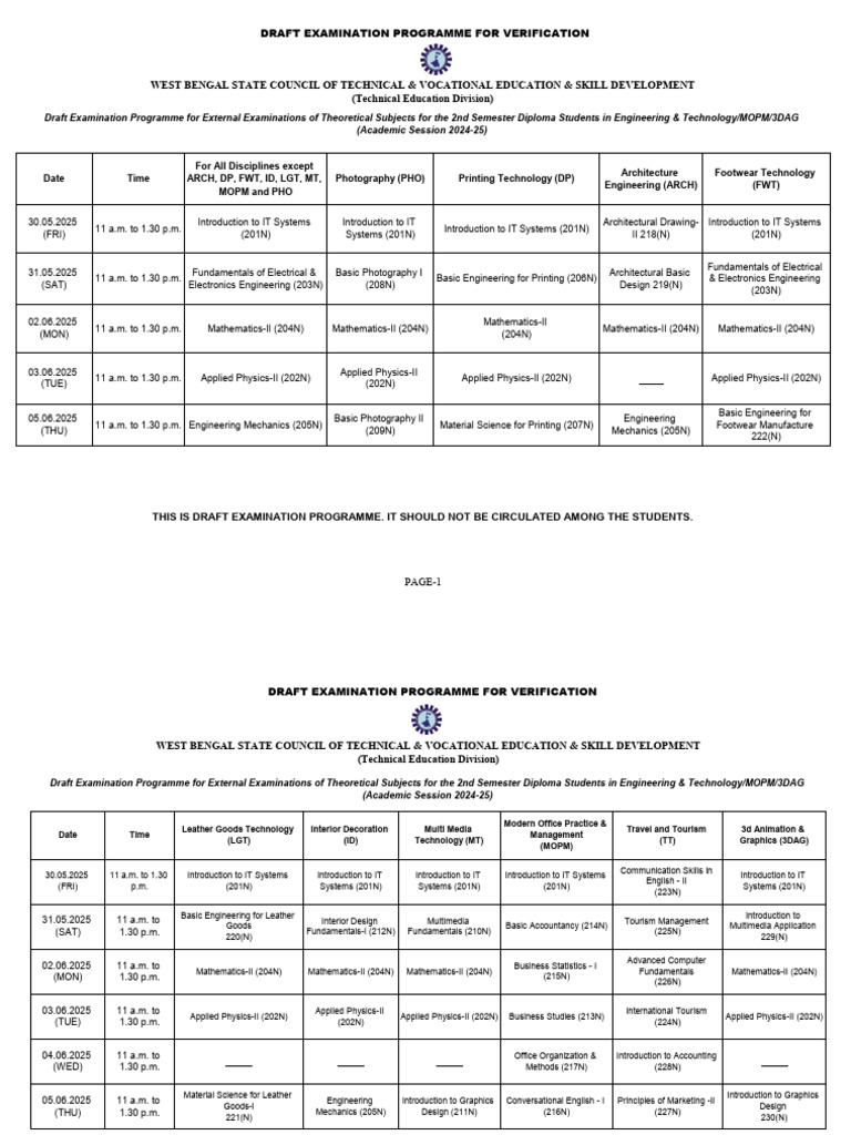 Draft Routine Even Sem Verification | PDF | Vocational Education | Engineering