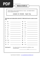 Abbreviations for Days of the Week | PDF | Career & Growth | Language ...
