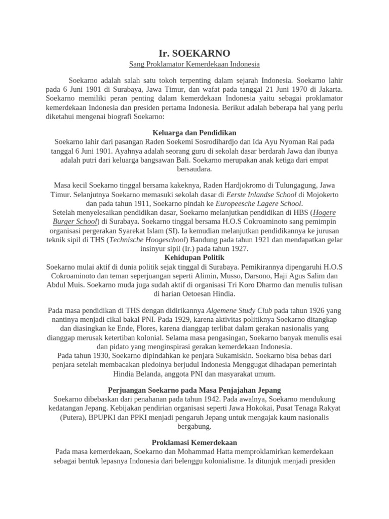 Ir Soekarno | PDF