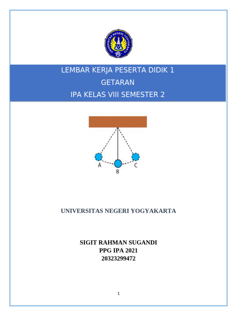 526451036-LKPD-Getaran-kelas-VIII | PDF