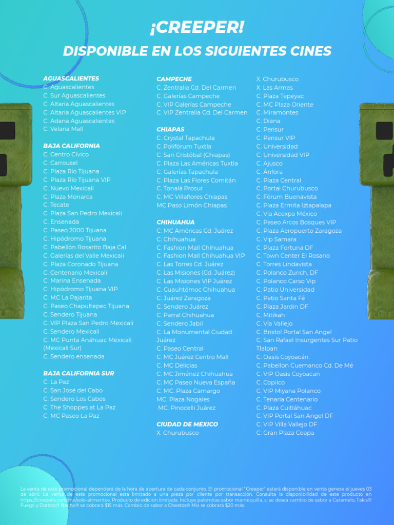 Distribucion Coleccionables Minecraft MX | PDF