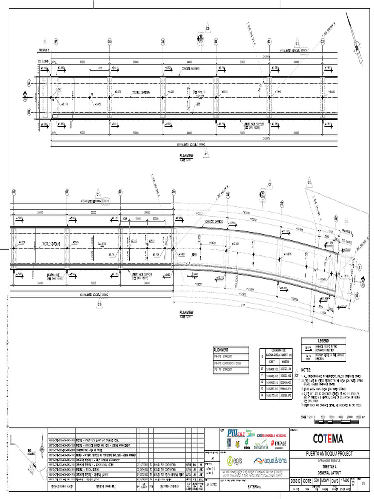 Puerto Antioquia Offshore Trestle Layout | PDF