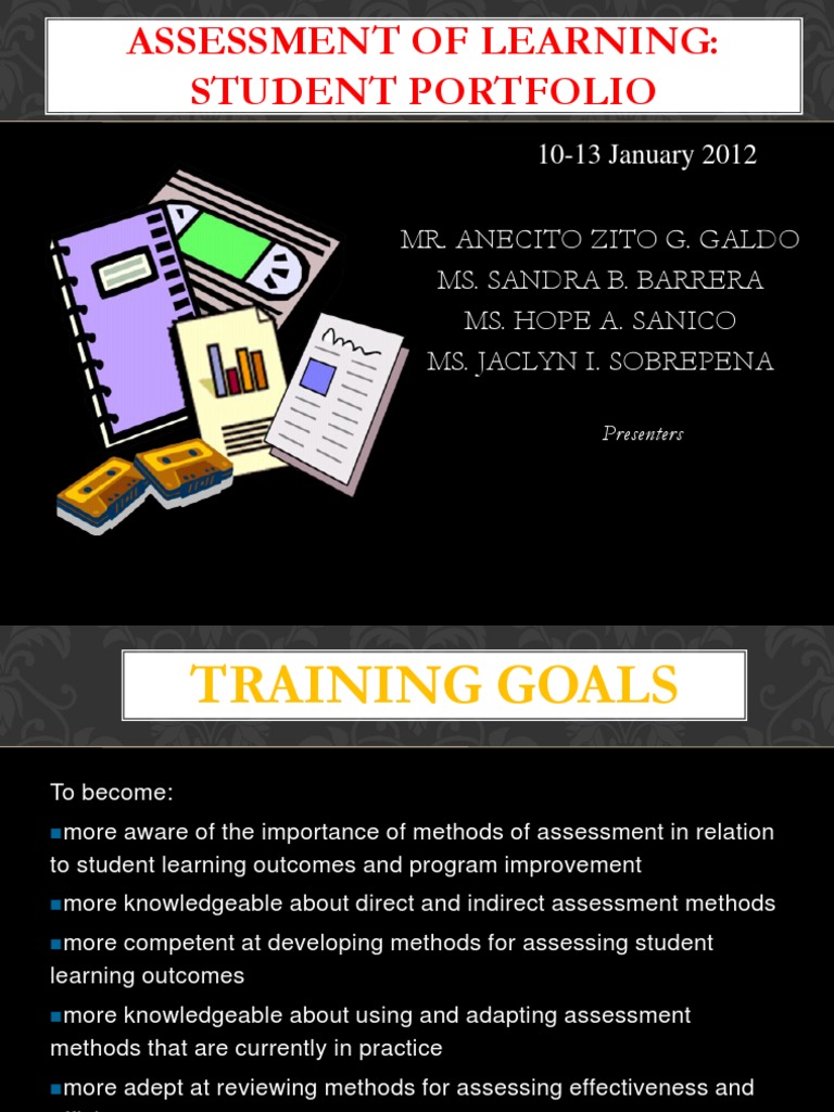 Portfolio Assessment | PDF | Educational Assessment | Rubric (Academic)