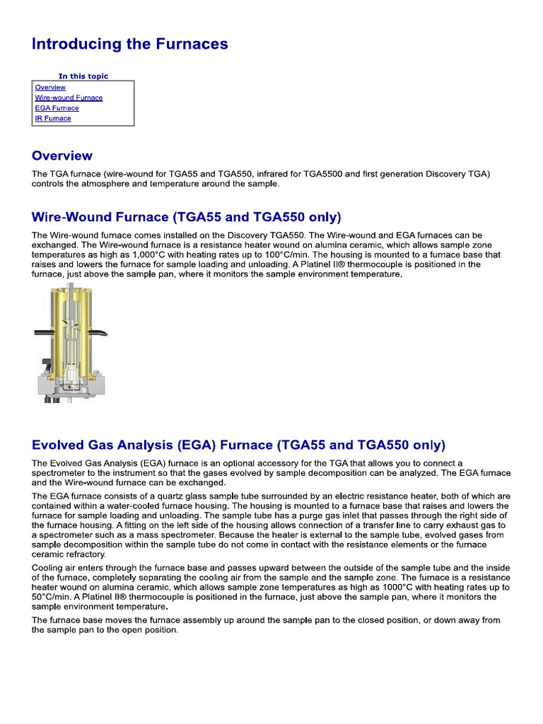 TGA Manual 2 | PDF