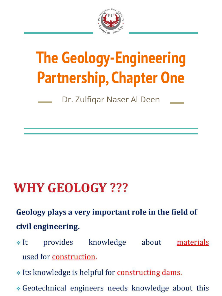 Geology-Engineering Partnership Insights | PDF