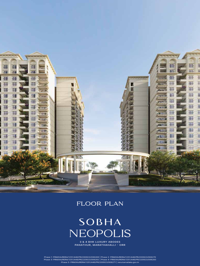 SOBHA Neopolis Floor Plan | PDF | Bathroom | Room