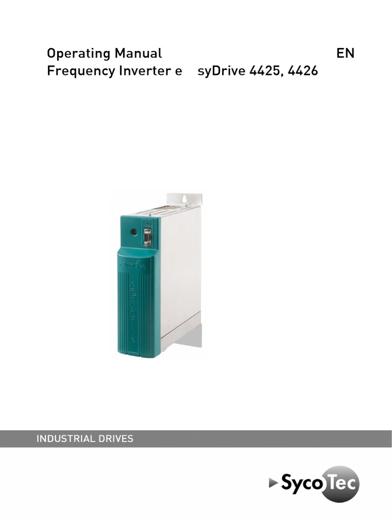 sycotec 4426 说明书 | PDF | Power Inverter | Mains Electricity