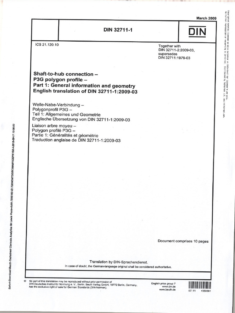 Din 32711-1 | PDF
