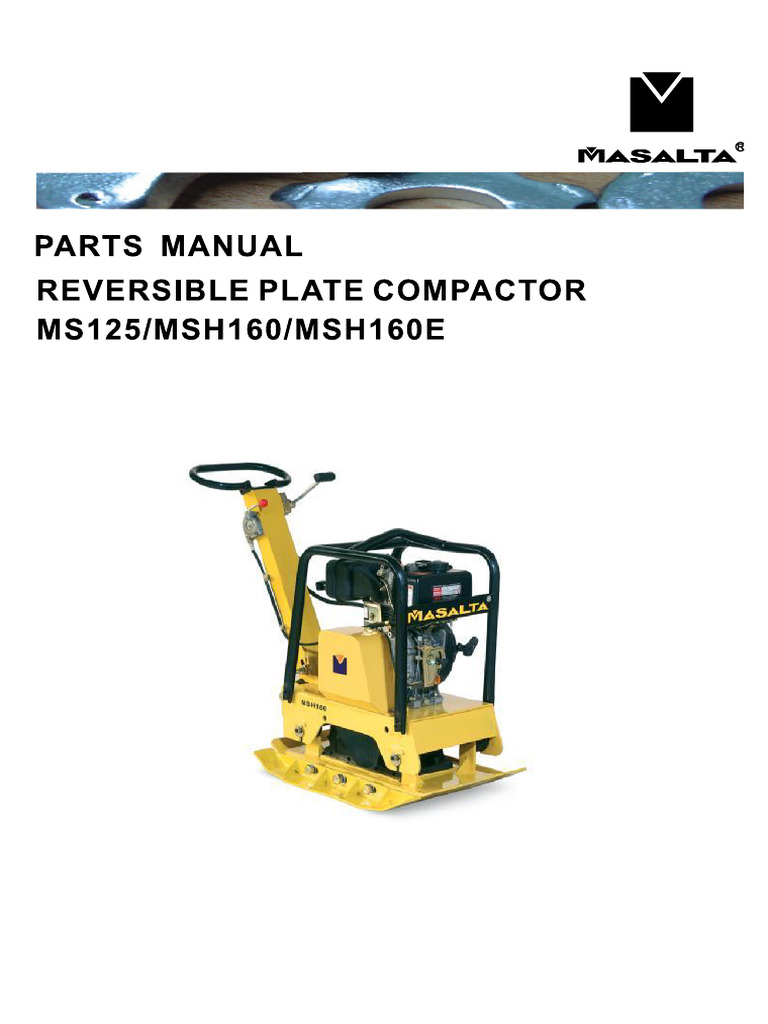 Masalta MSH Partsmanual | PDF