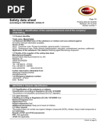 MSDS - BRASSO Metal Polish - Liquid | PDF | Safety | Occupational ...