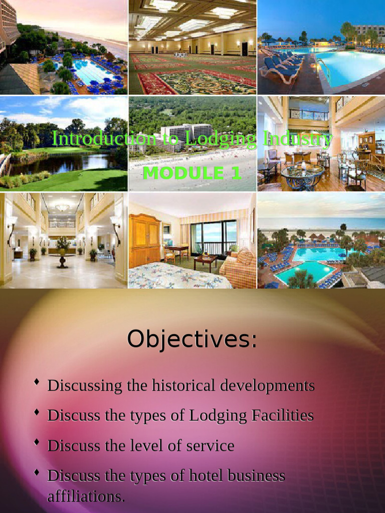 Overview of the Lodging Industry | PDF | Hotel | Hospitality Industry