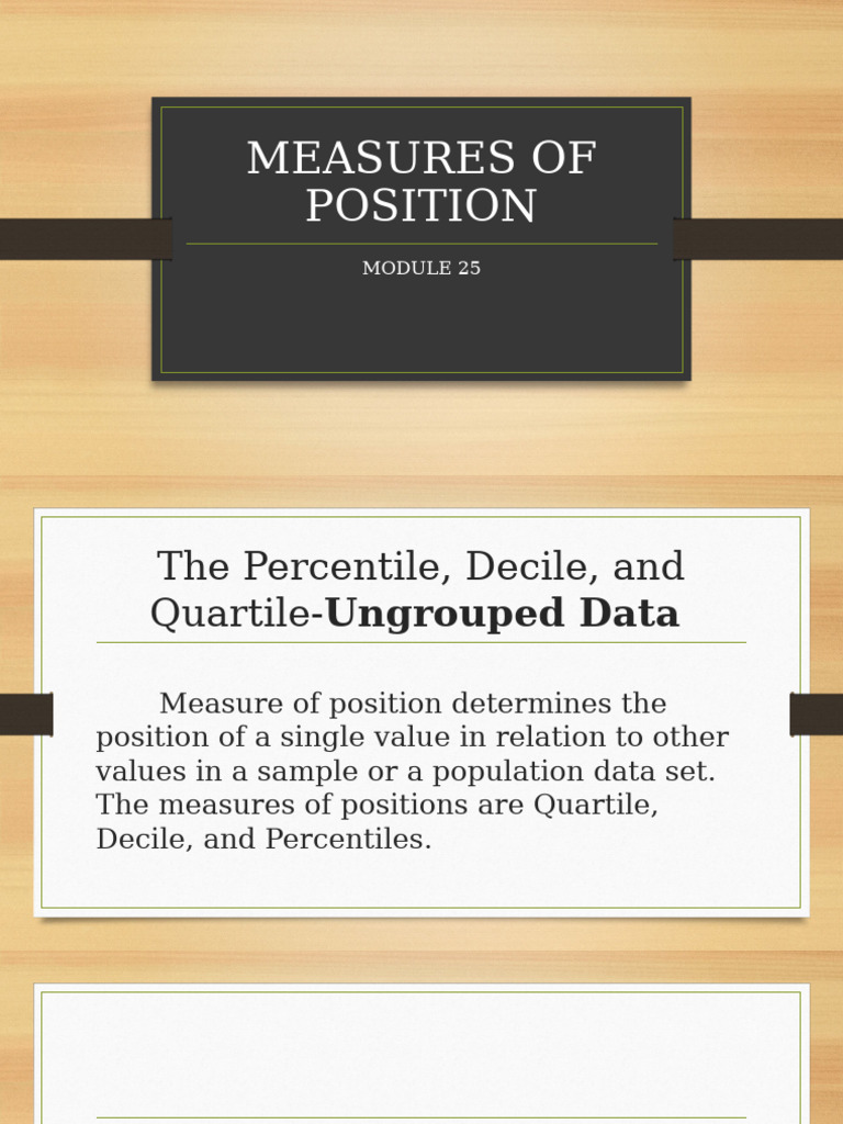 Understanding Quartiles, Deciles, Percentiles | PDF