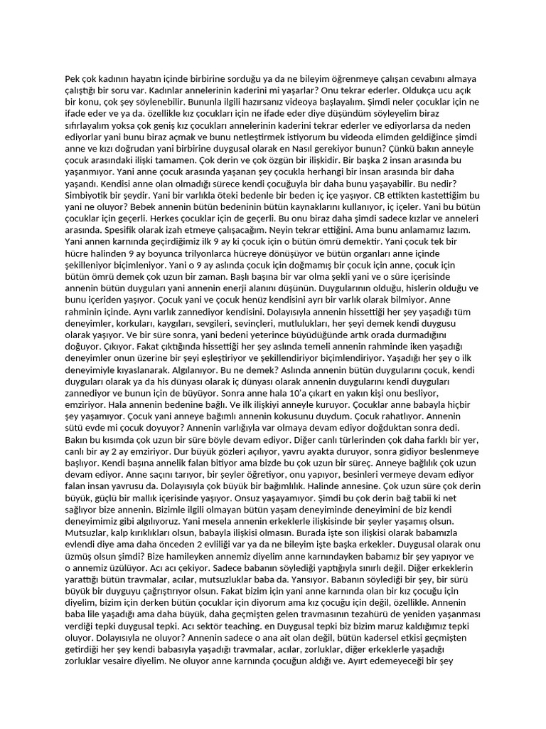 Simbiotik Bağlanma | PDF