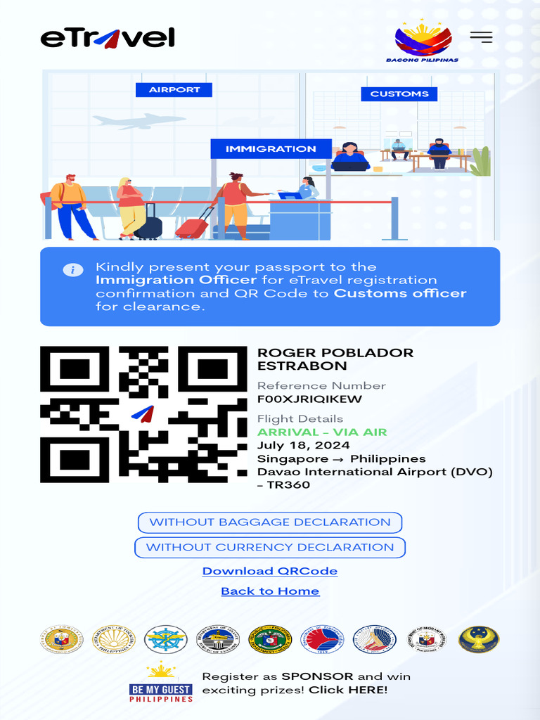 Etravel - QRCode | PDF