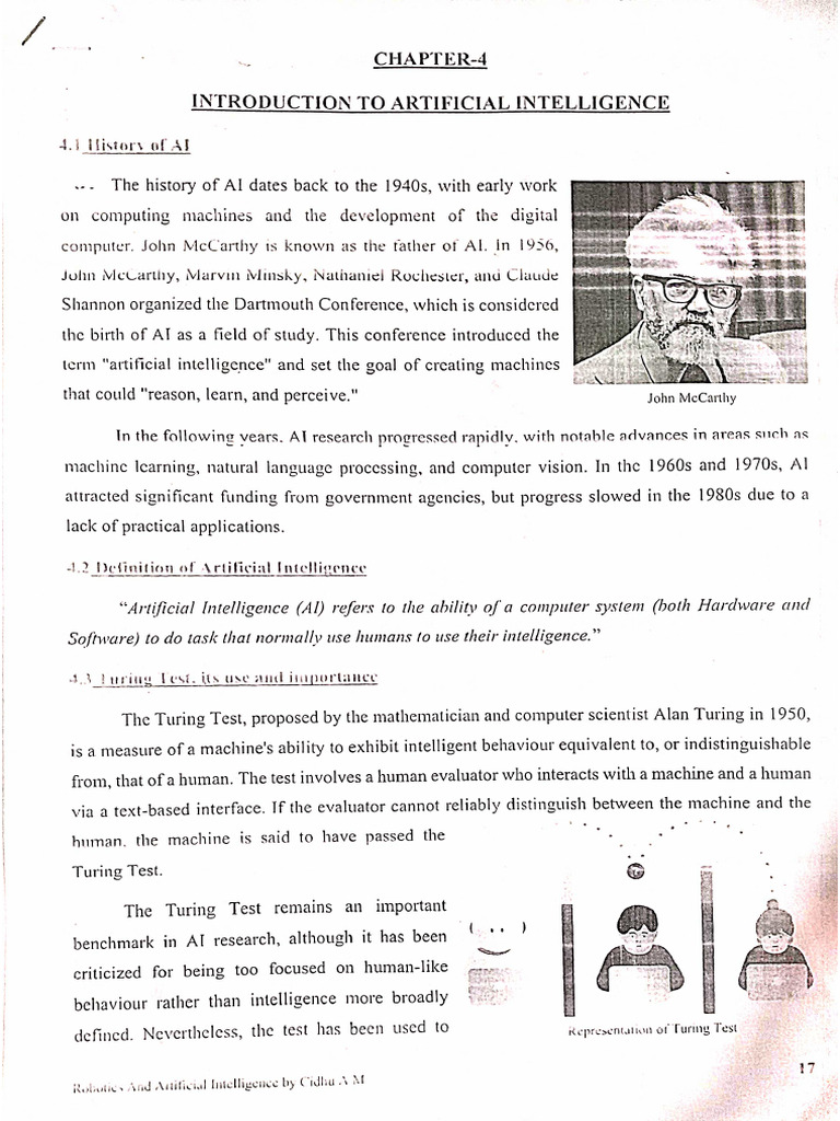 AI Class 9 Worksheet | PDF