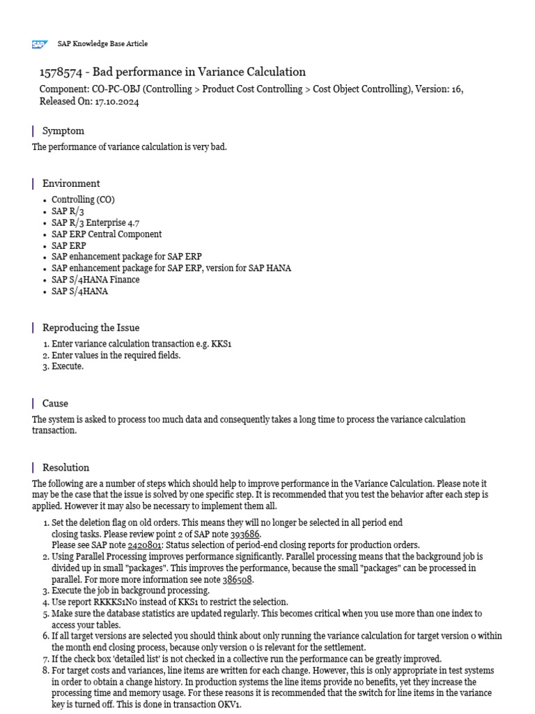 1578574 - Bad performance in Variance Calculation | PDF | Variance ...