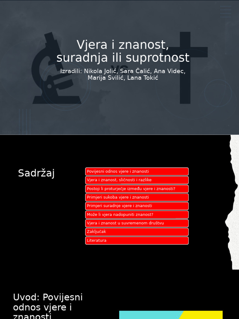 Vjera i Znanost, Suradnja Ili Suprotnost | PDF