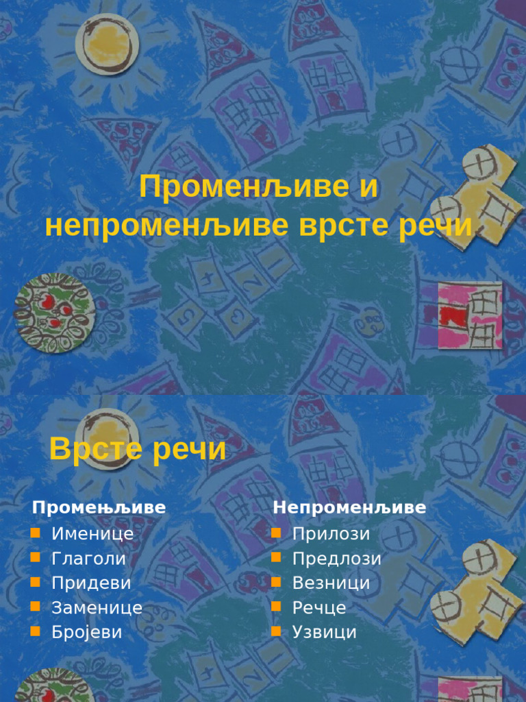 Promenljive I Nepromenljive Vrste Reidragana8gaga-1 | PDF