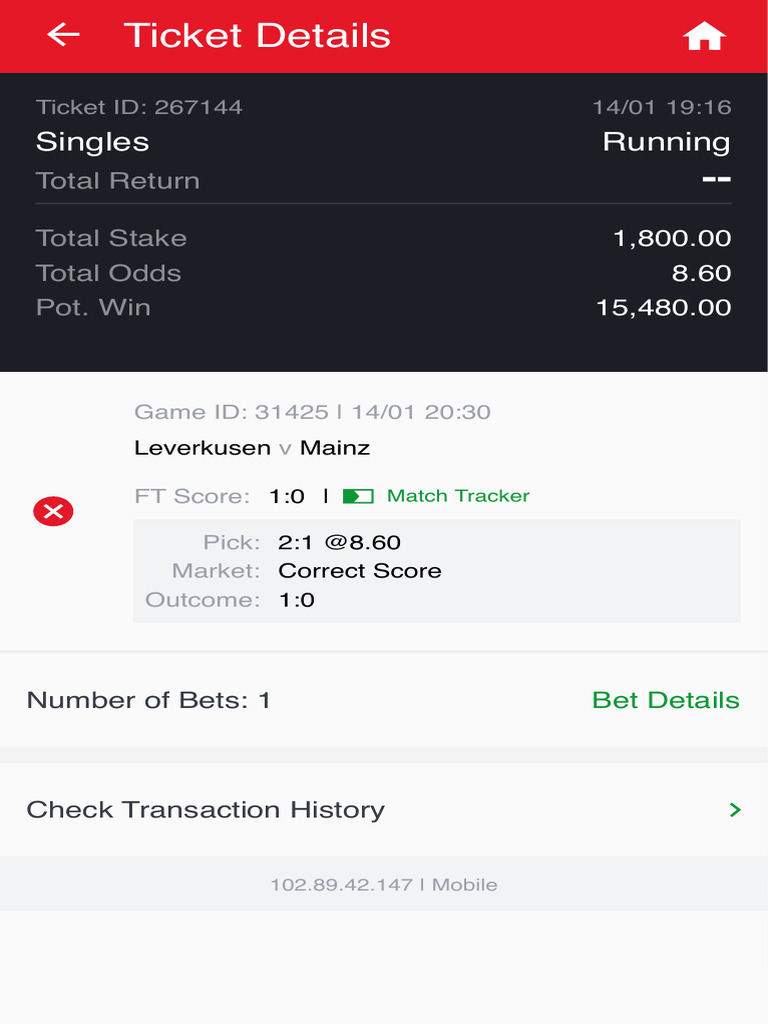 Open Bets SportyBet | PDF