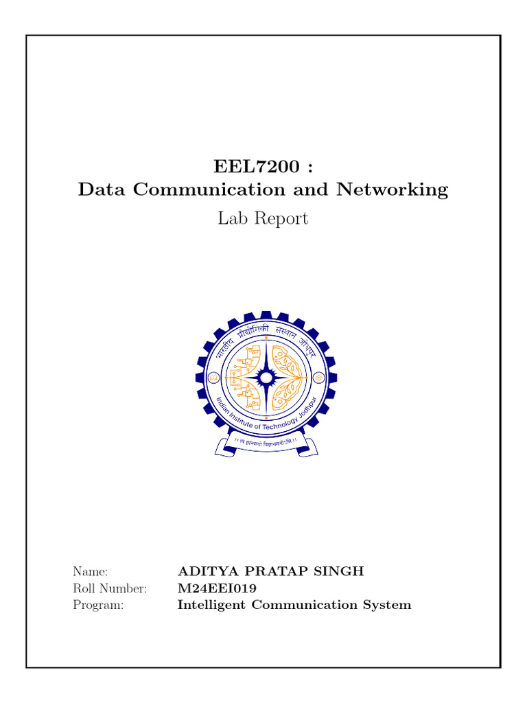 Data Communication and Networking - LAB5 Report | PDF | Computer Network | Routing
