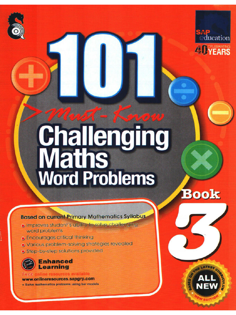 101 Challenging Math Word Problems Book 3 PDF Free | PDF