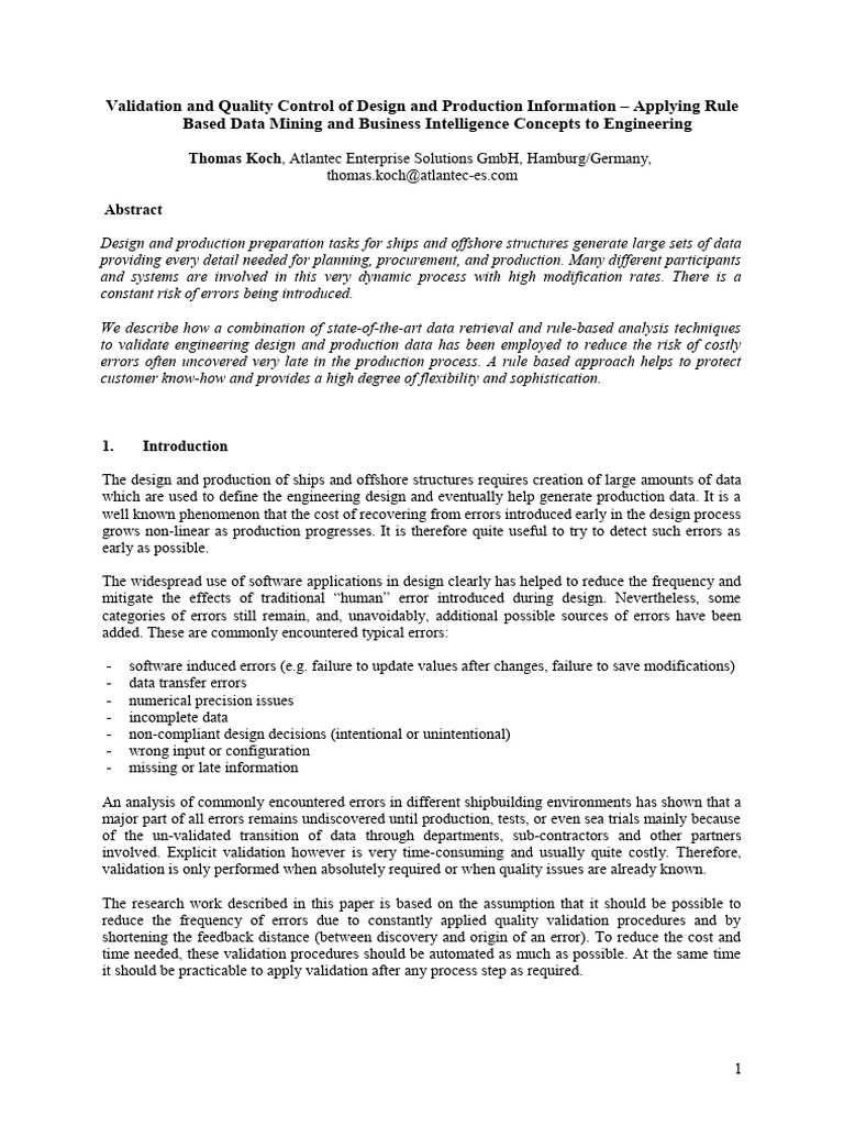 Applying Rule Based Data Mining and Business Intelligence Concepts To Engineering | PDF ...