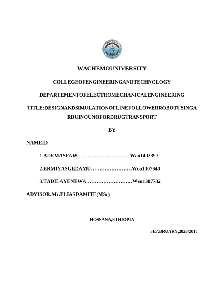 Ermias Gedamu and Adem Asfaw Final Thesis | PDF | Computer Engineering | Electrical Engineering