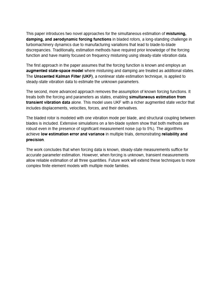 Summary of Masters Thesis | PDF