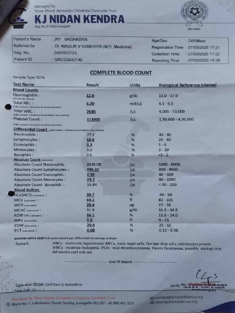 Investigation Lab Reports | PDF