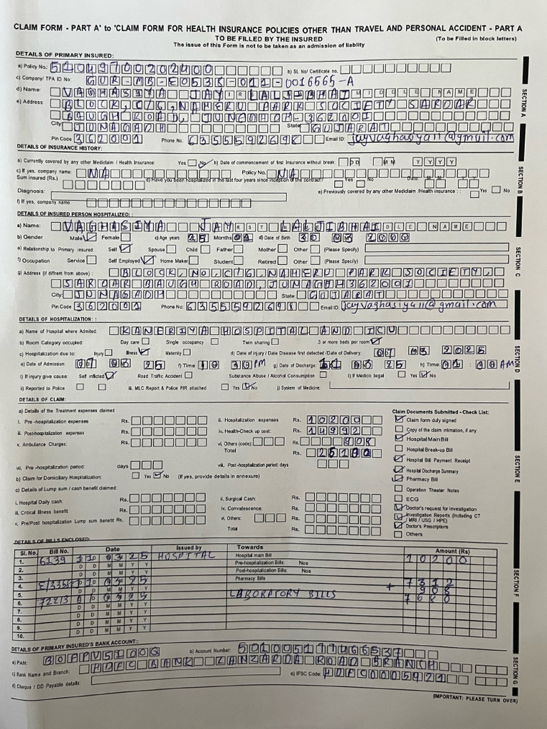 Claim Documents | PDF
