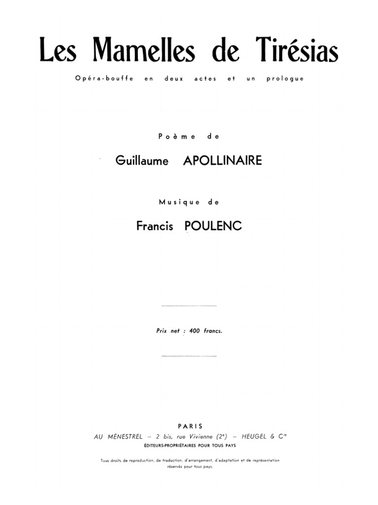IMSLP918919-PMLP533153-Poulenc - Les Mamelles de Tirésias - Vocal Score ...