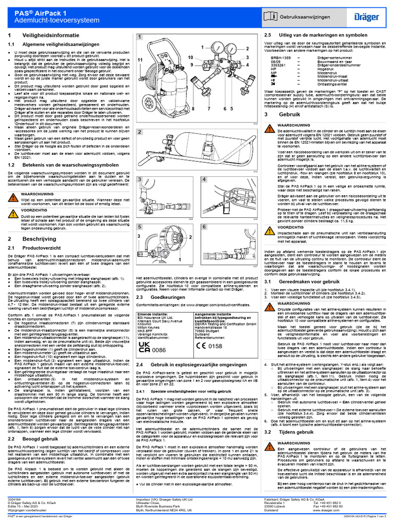 pas-airpack-1-series-ademlucht-toevoersysteem-ifu-3354164-nl | PDF