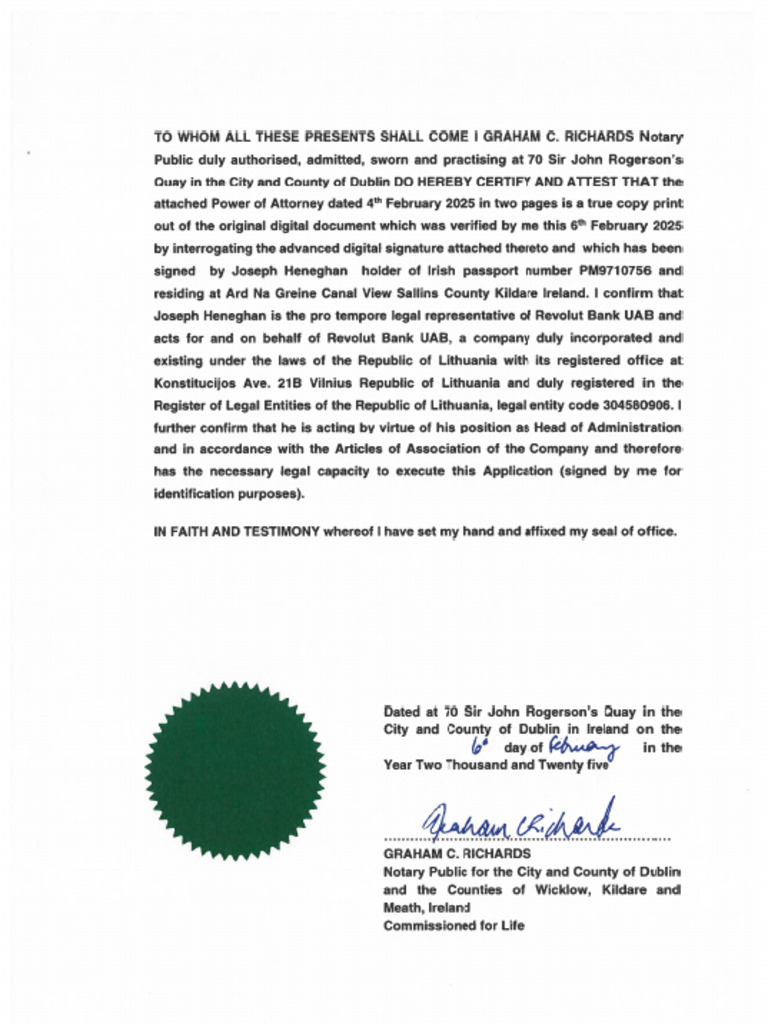 PoA - Spain NPL Notary Actions | PDF
