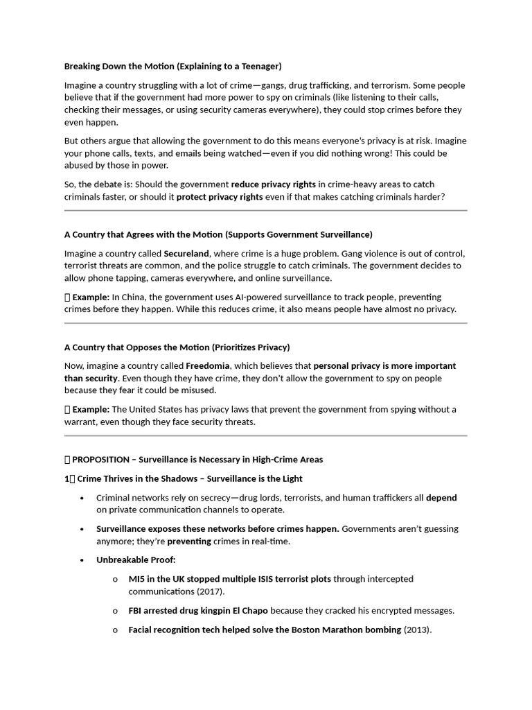 Government Surveillance vs. Privacy Rights | PDF | Surveillance | Privacy