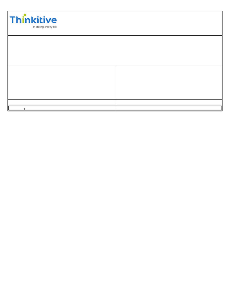 Thinkitive Technologies PVT LTD: Earnings Deductions | PDF