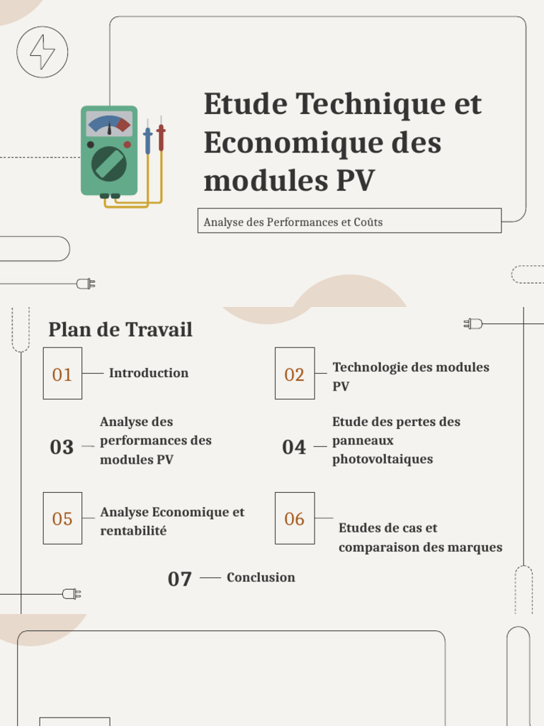 Analyse des Performances des Modules PV | PDF | Énergie solaire ...