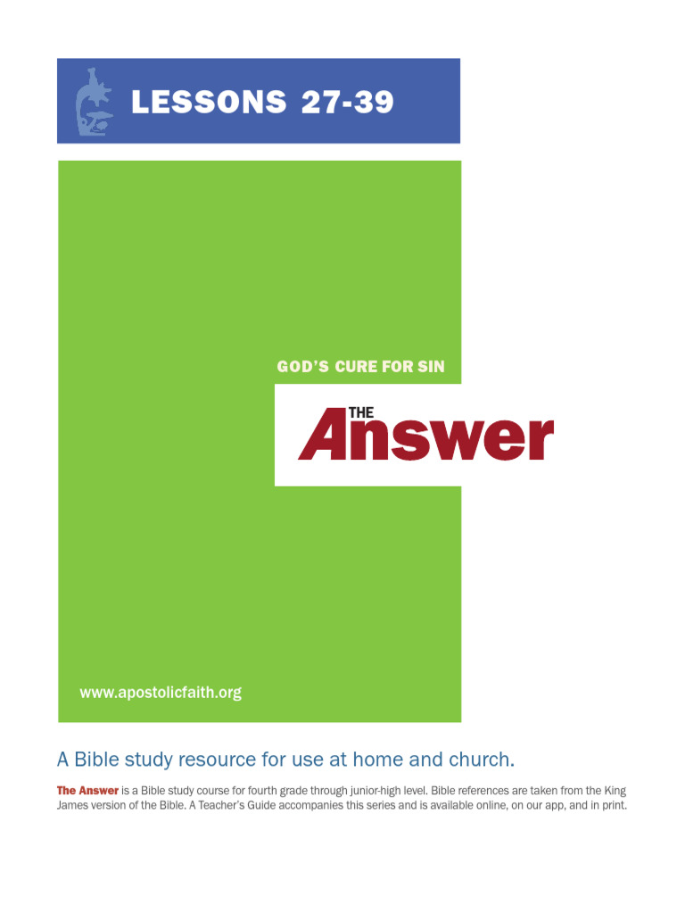Sunday School Answer PDFs A-Unit-03 | PDF | Eucharist | Isaac