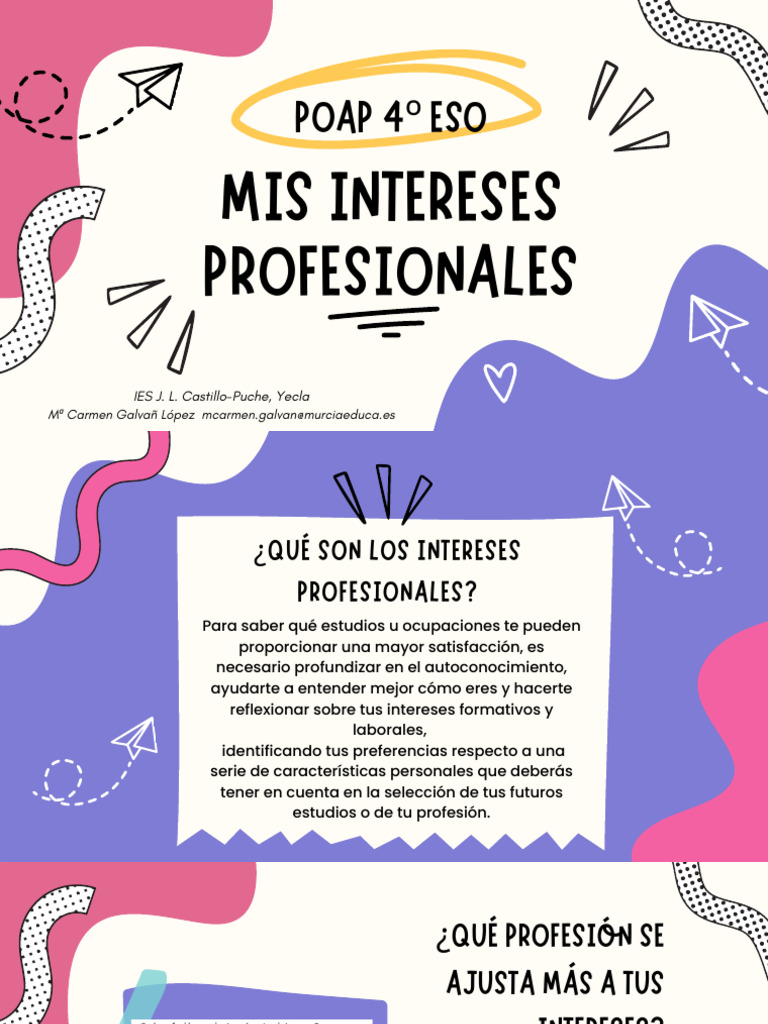 Mis Intereses Profesionales | PDF