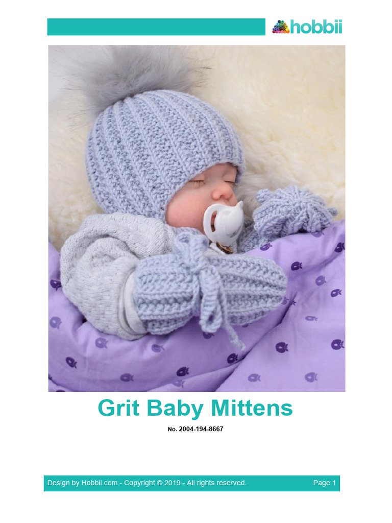Grit Babyluffer Us | PDF | Knitting | Crochet