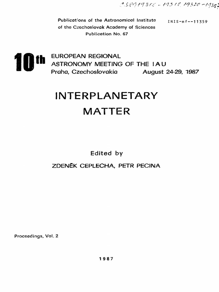 20024535 | PDF | Comet | Physical Sciences