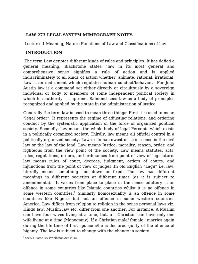 Overview of Legal System and Law Functions | PDF | Precedent | Case Law
