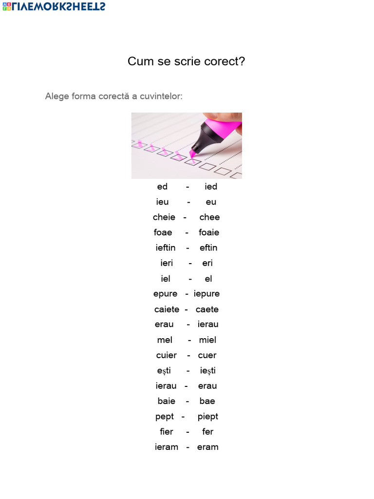 Forma Cuvintelor | PDF