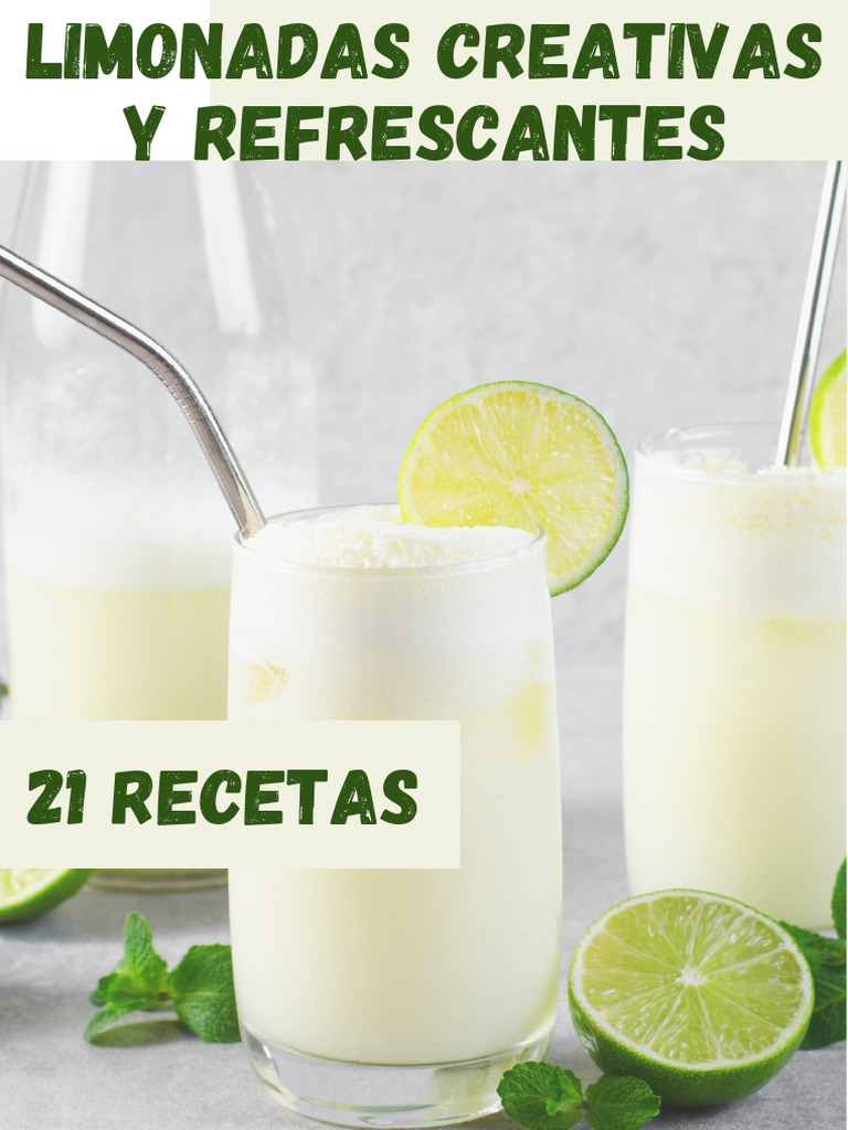 Limonadas Creativas y Refrescantes | PDF | Limonada | Uva